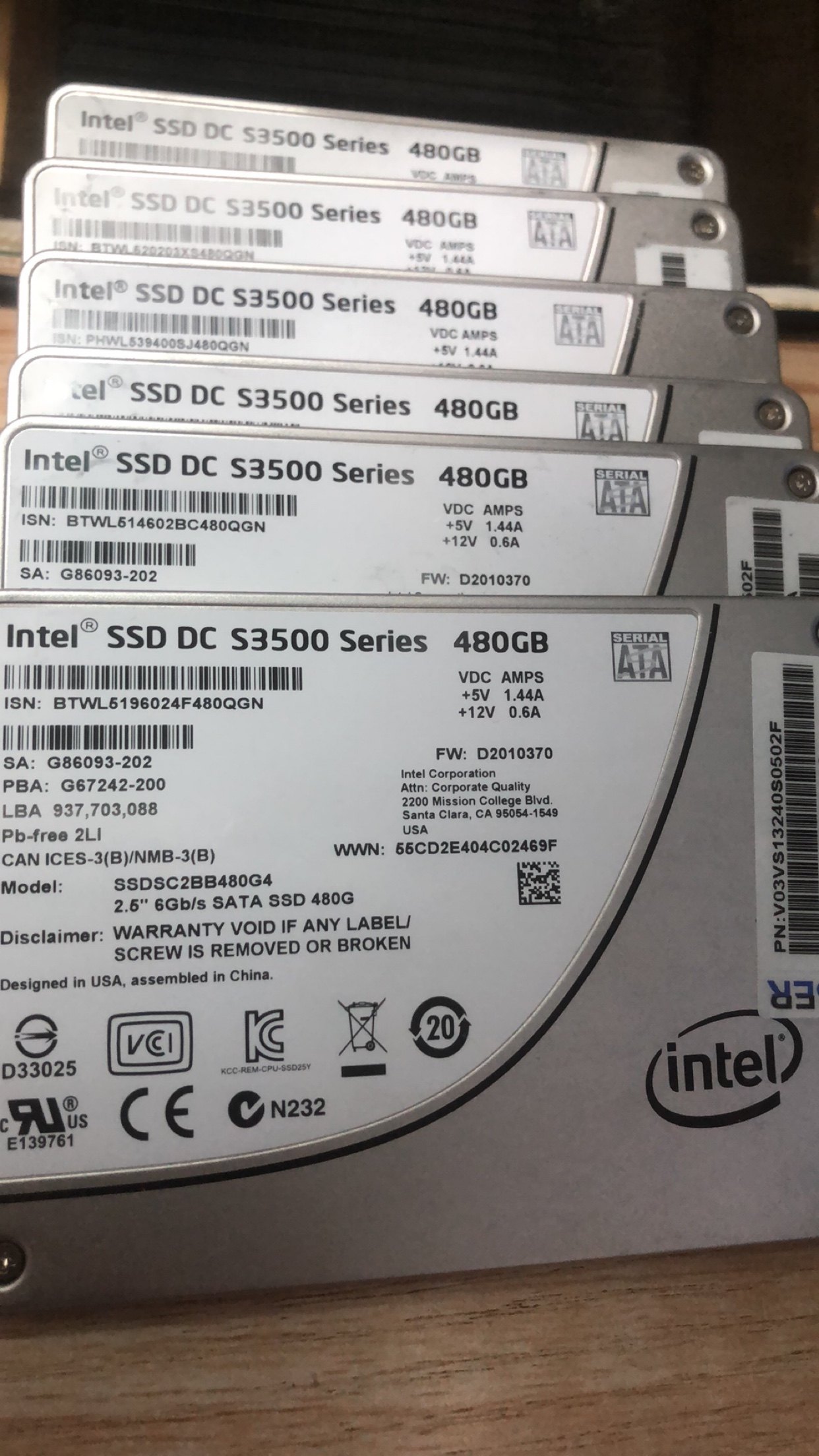 Intel dc-s3500 480g ssd: 🚀 Server-level performance, enterprise-level ...