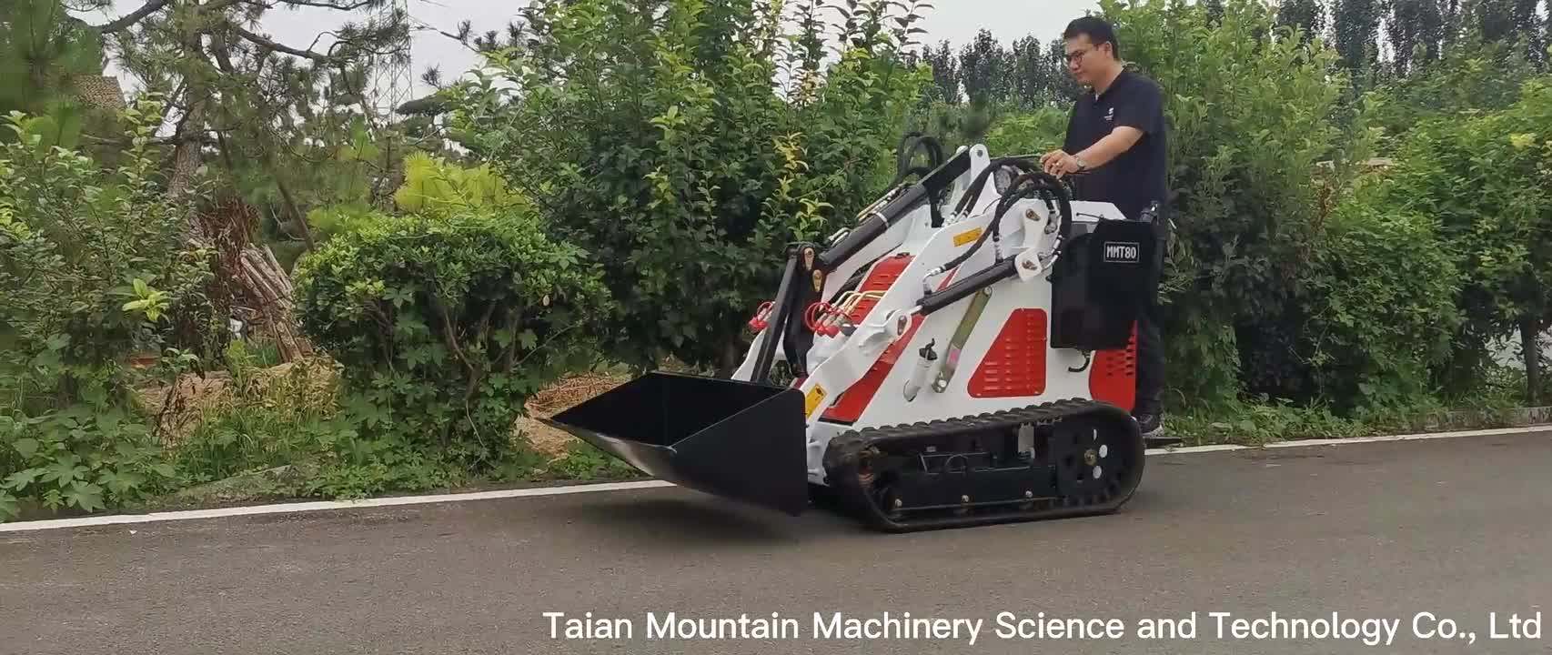 Hot Sale! Multifunctional Mini Skid Steer Loader Small Loader Mmt80 ...