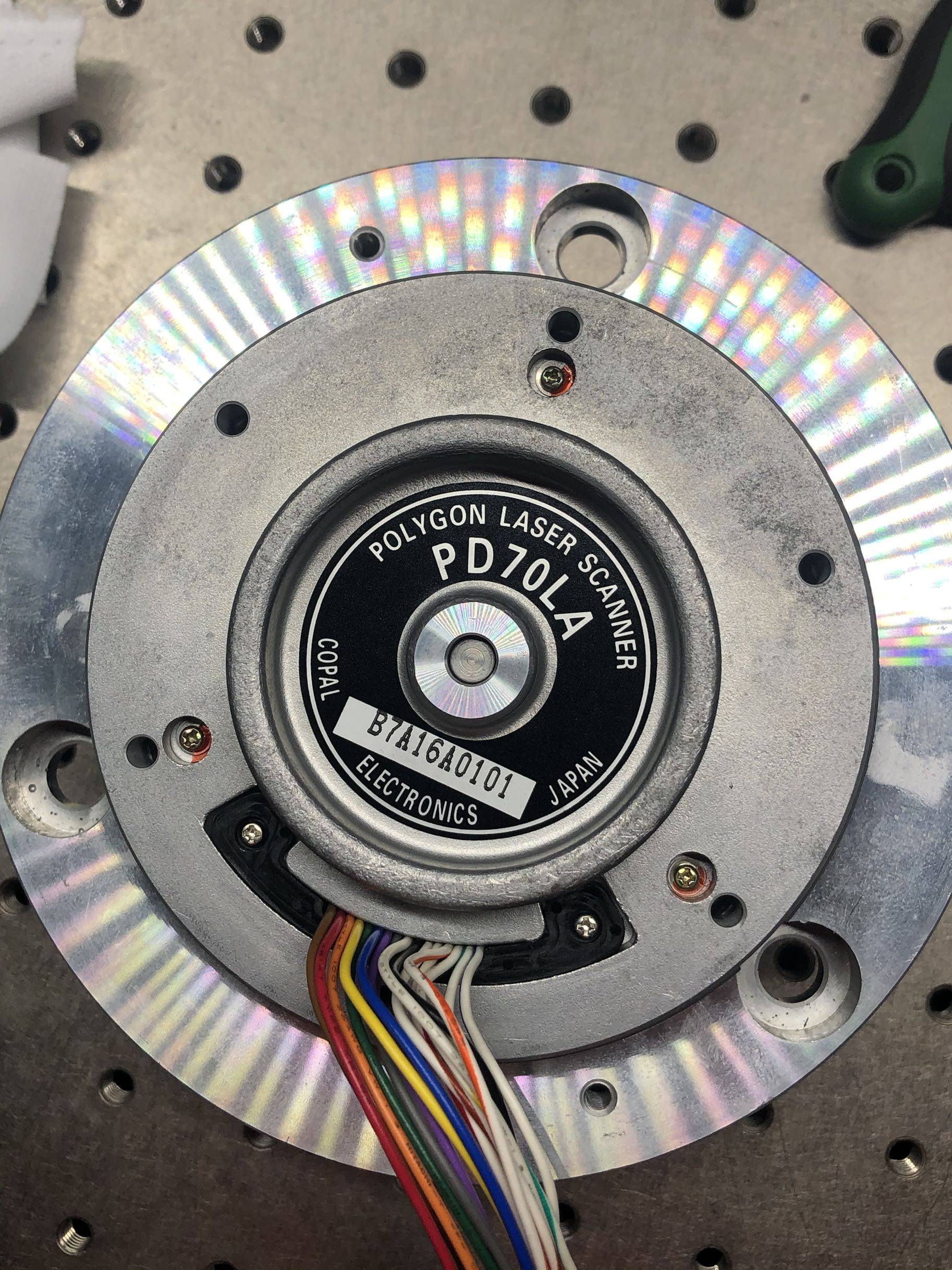 COPAL ELECTRONICS POLYGON LASER SCANNER PD70LA Polygon Mirror