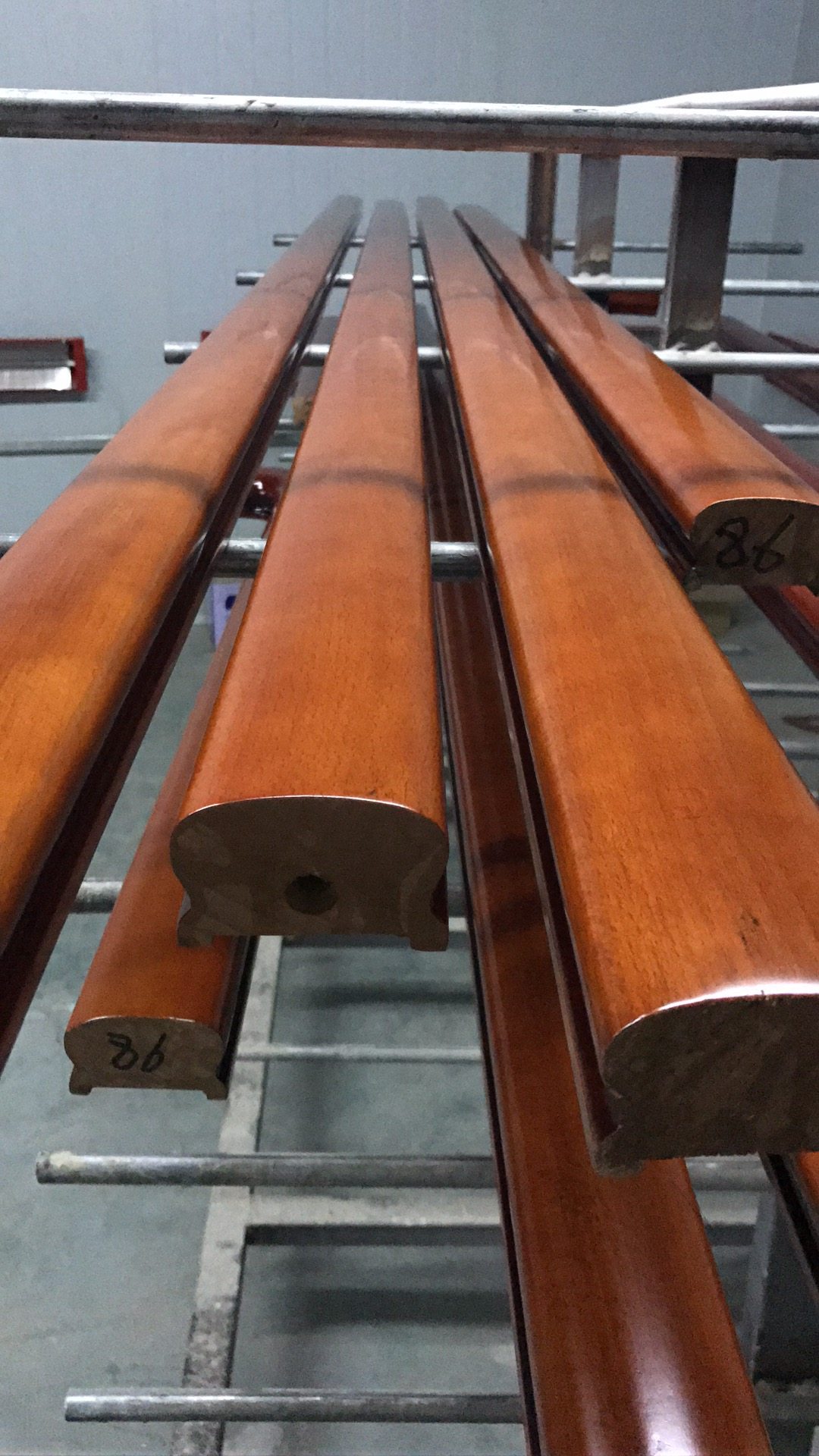 [USD 18.66] Indoor stair handrail solid wood guardrail home European ...