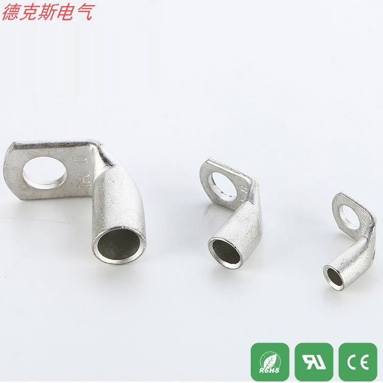 直角铜鼻子T35-8 T35-10铜线耳 90度直角铜端子SC35-8 SC35-10