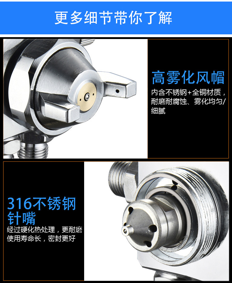 Japan lumina st-6 automatic paint spray gun st-5 nozzle