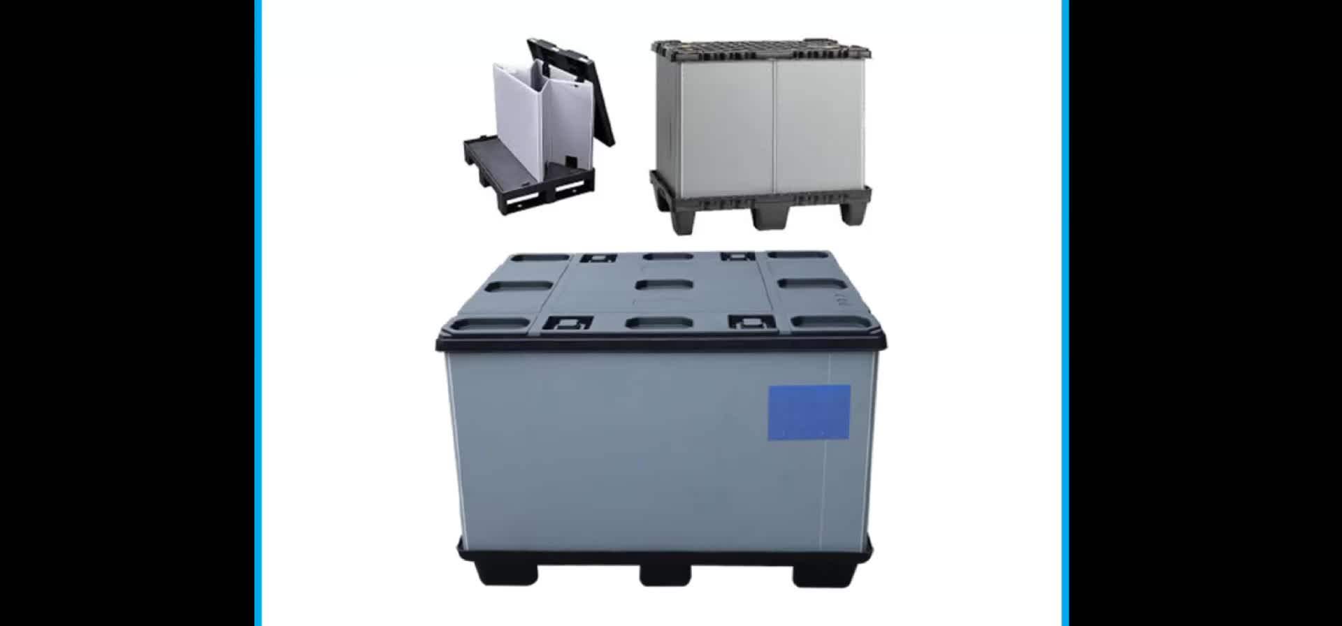 Pallet Box For The Automotive Industry With Lids For Sale Custom ...