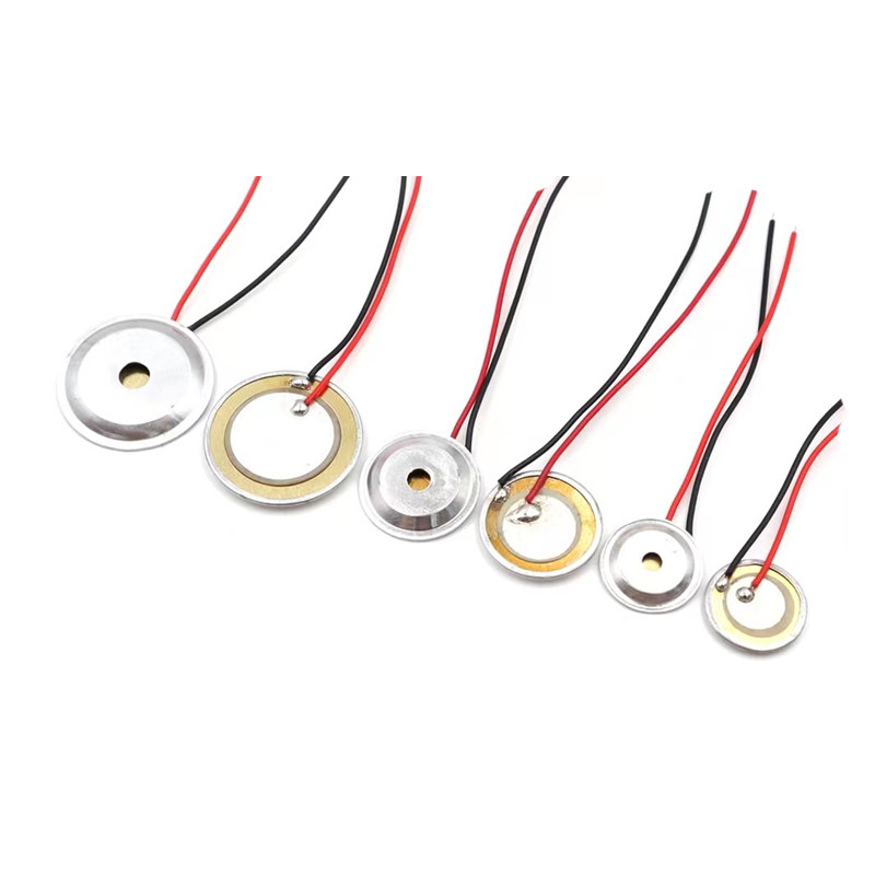 Piezoelectric Ceramic Disc Buzzer with Copper Wire Diameter 12/15/18/20 ...