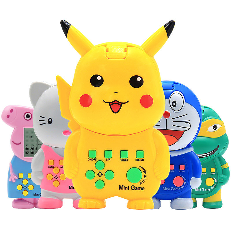 Classic large screen Russia Tetris game console Cartoon Palm Machine ...