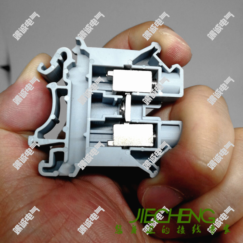 [USD 13.62] Wiring end UK6N card guide rail end row 6 square 57A ...