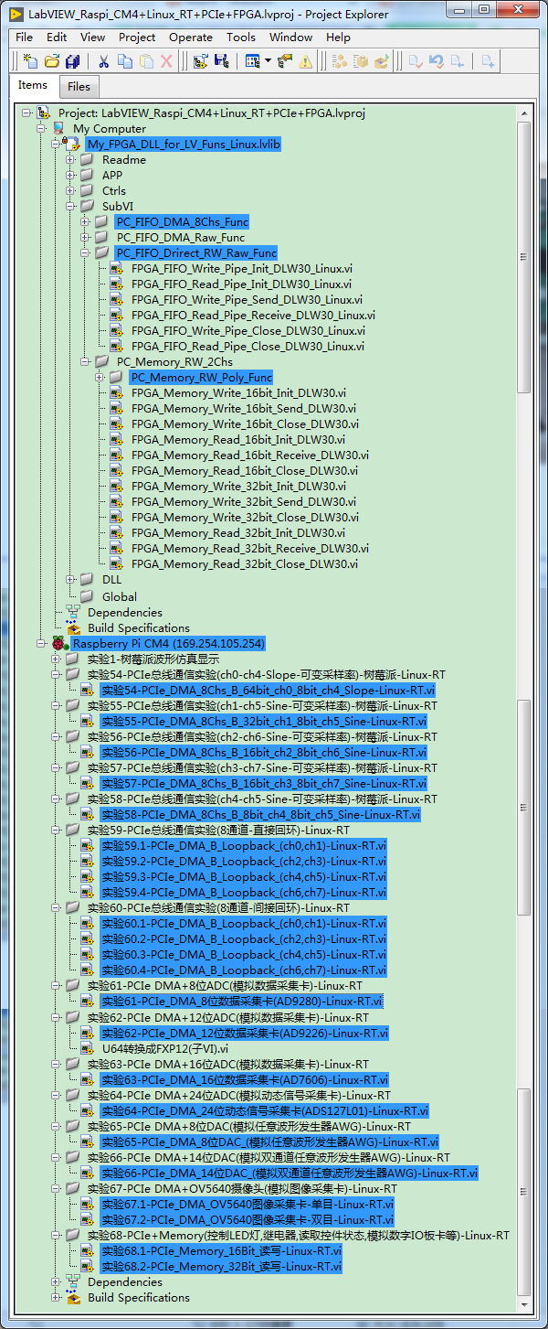 LabVIEW My FPGA Pro5：Linux RT+PCIe/PXIe+Artix7|Kintex7|Vietex7 摆脱NI硬件限制 ...