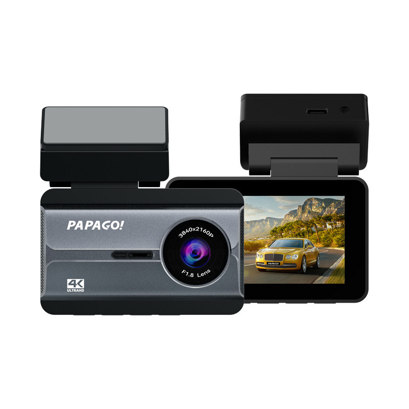 Papago! New N291 Dash Cam with Wifi Upgrade, Front and Rear Dual Clear Recording