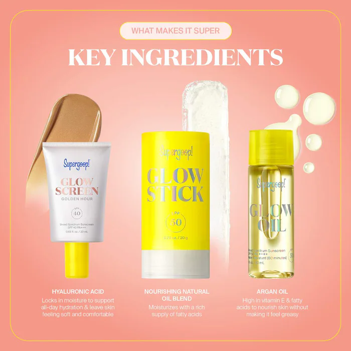 25年必买！美国采购Supergoop! Destination Glow SPF Kit防晒套装避坑指南-防晒霜-淘宝好物网