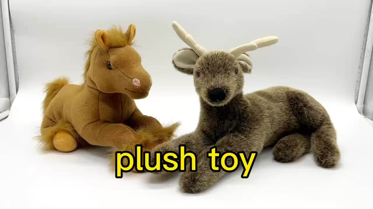 Creative Stuffed Animal Riding Horse Toys Mascot With Bandana Custom ...