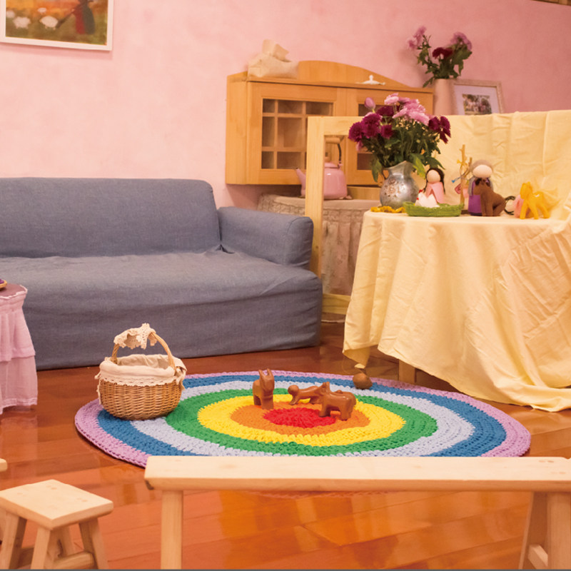 华德福彩色粗棉绳，DIY彩虹地毯新选择！🌈-线/绳-淘宝好物网