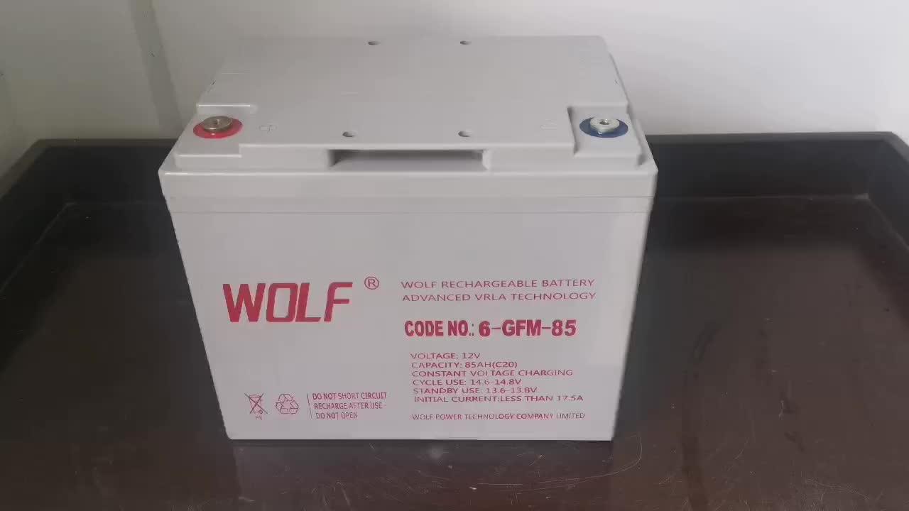 6-gfm-85 Electric Stacker Gel Deep Cycle Maintenance Free Lead Acid 12v ...