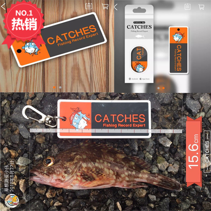 [USD 14.49] Catch app catches fish ruler Lu Ya fishing ruler mobile ...