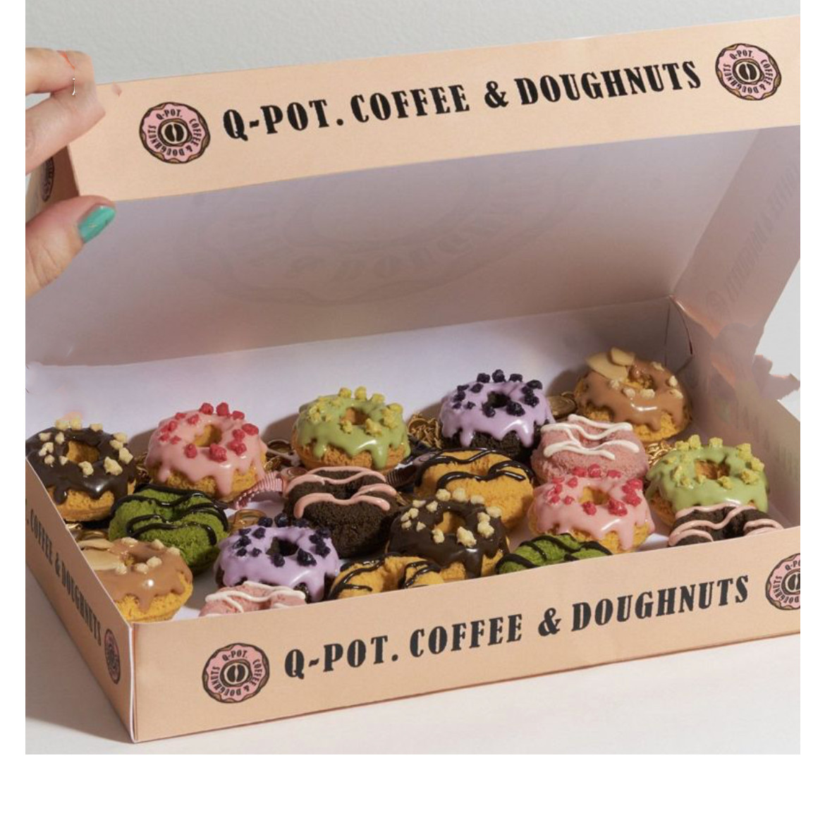 日本QPOT qpot #甜甜圈 包挂米奇米妮抹茶草莓，限量现货抢不停！🎉-在线抽盒-淘宝好物网