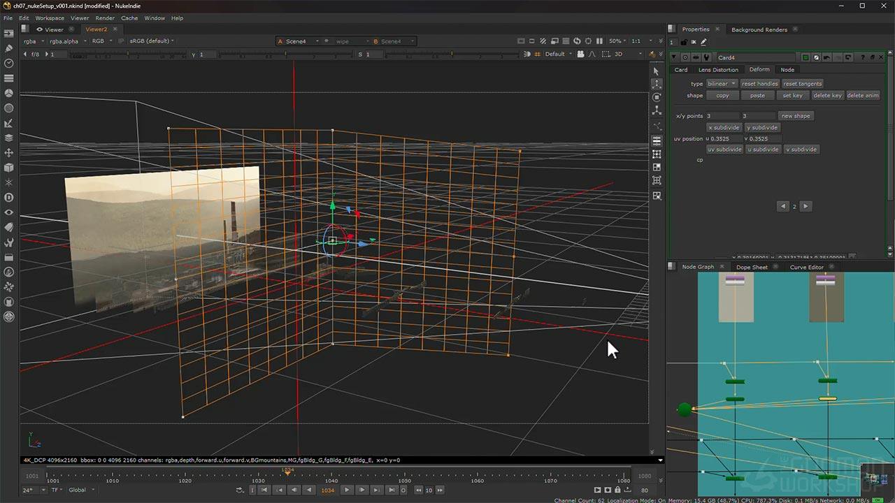 中英文字幕-Blender/Nuke/PS电影级绘景MP场景合成教程 The Gnomon Workshop - Cinematic ...