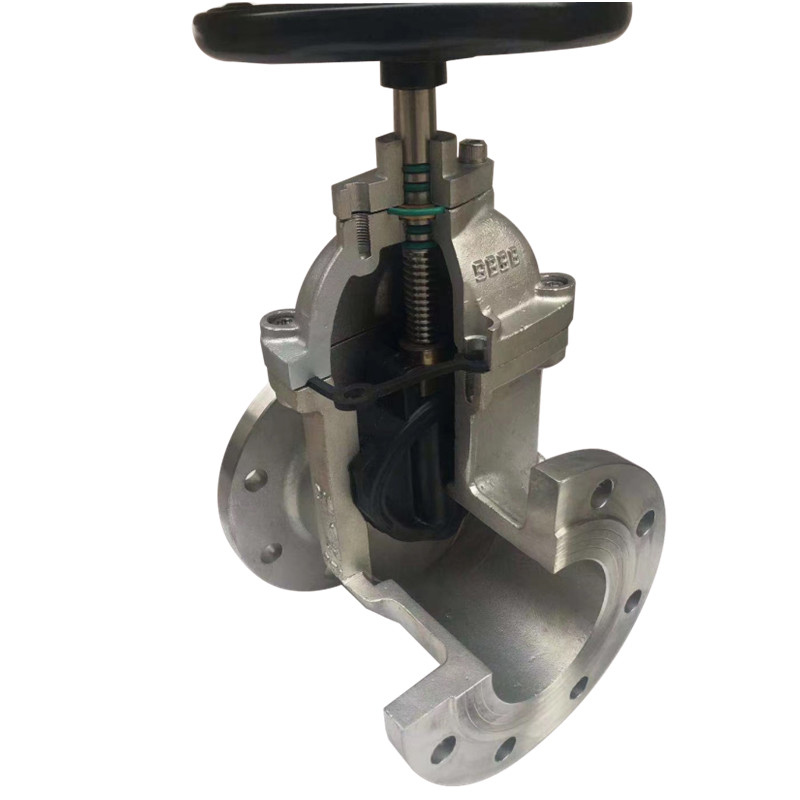 [USD 14.24] 304 stainless steel dark rod elastic seat sealed soft sealed flange valve Z45X-16P ...