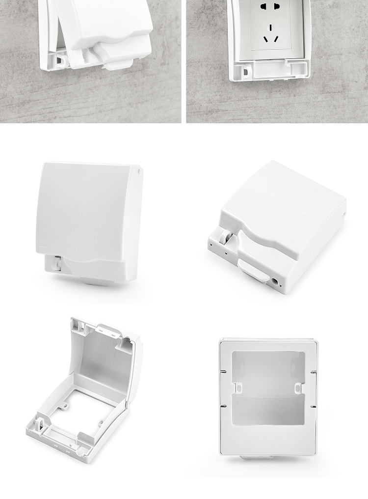 Outdoor lockable power supply splash-proof box anti-stealing socket ...