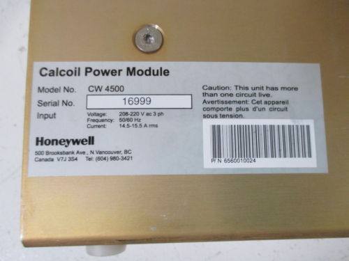 [USD 6.87] Honeywell CW4500 Calcoil power module * new IN box ...