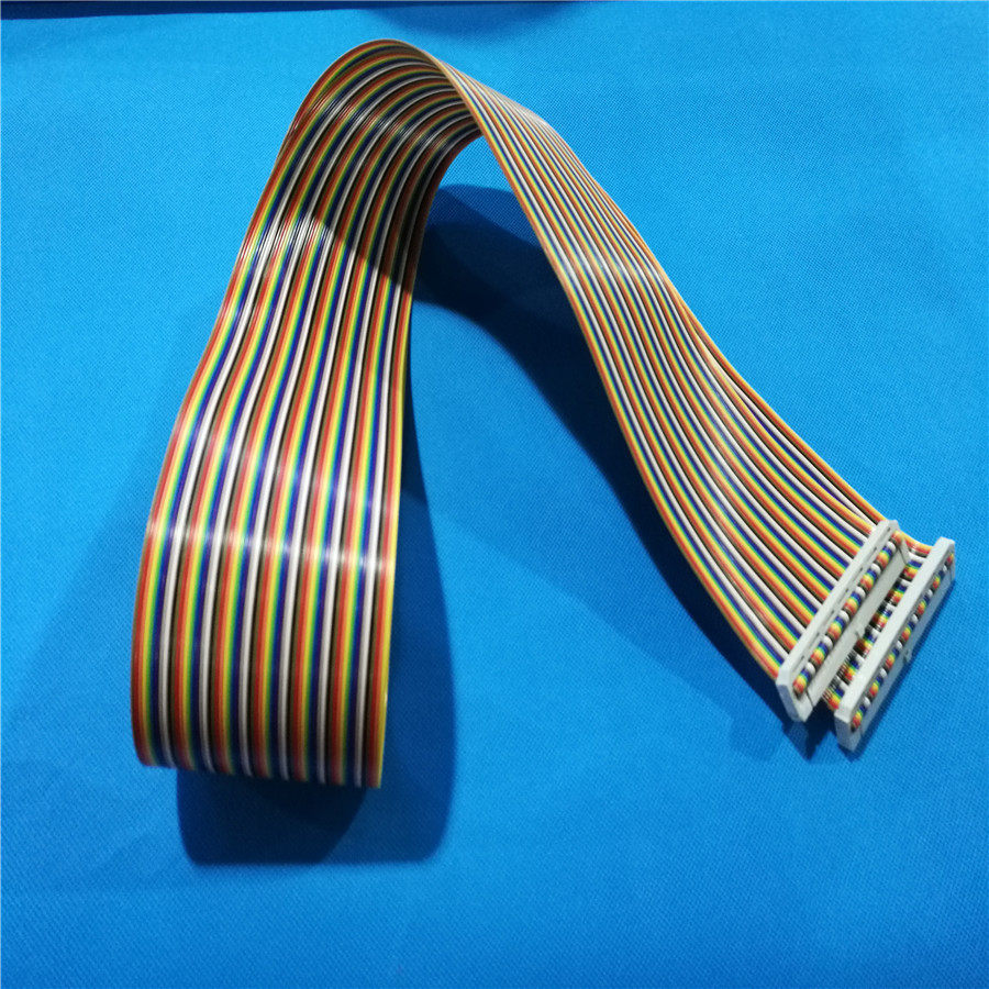 德律TR518 ICT測試機排線 彩色排線 64PIN治具排線