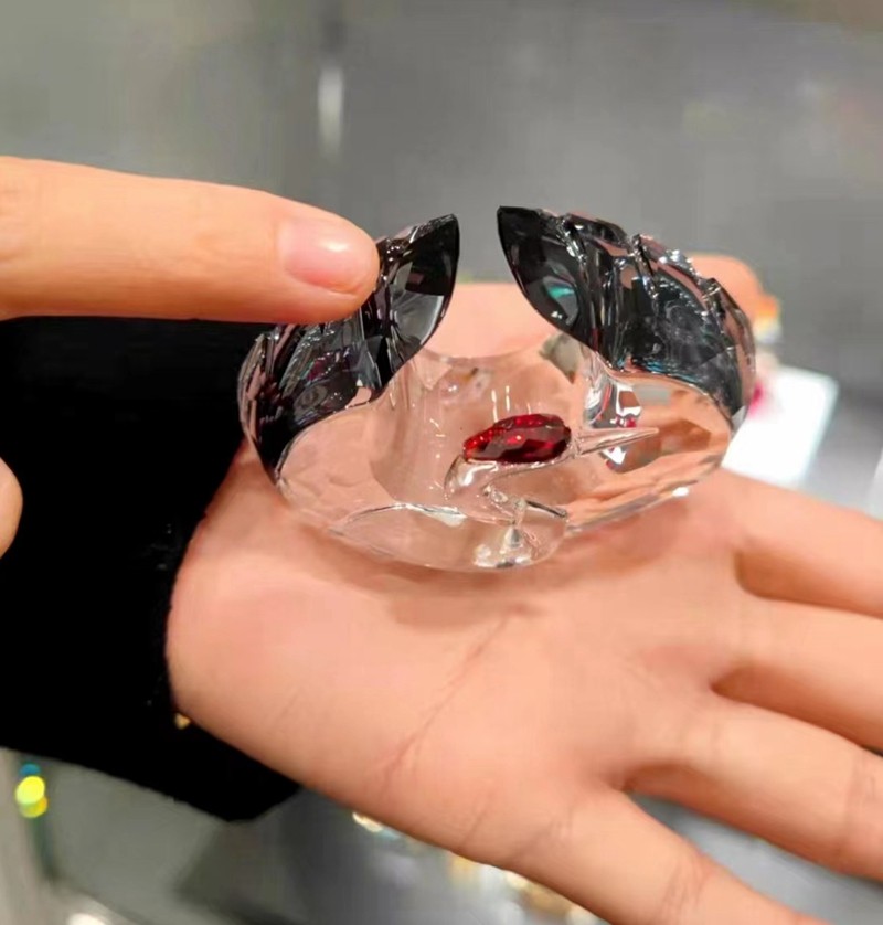 奥地利水晶飞鹤5557818汽车摆件：高贵圣诞礼物，点亮你的驾驶空间！ 🚗-车挂-淘宝好物网