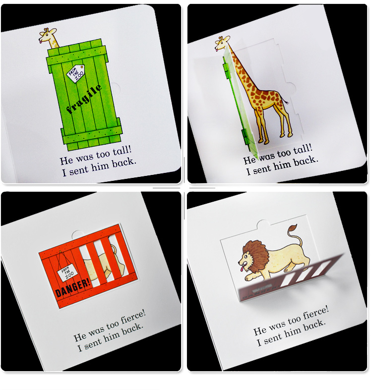 [英文原版]Dear Zoo: A Lift-The-Flap Book【翻翻纸板书】_英语原版书_英文书籍_魔法亲子绘本屋