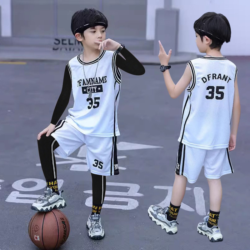 Kids basketball uniform suit, a must-have for spring & fall! 🏀 ...