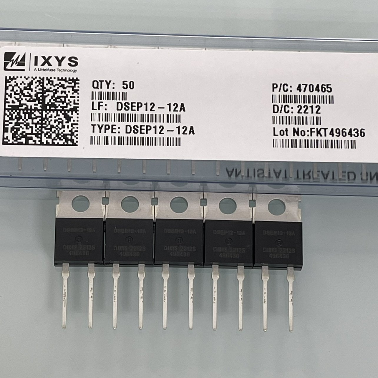 DSEP12-12A 全新IXYS原装 15A 1200V快恢复二极管 TO-220-阿里巴巴