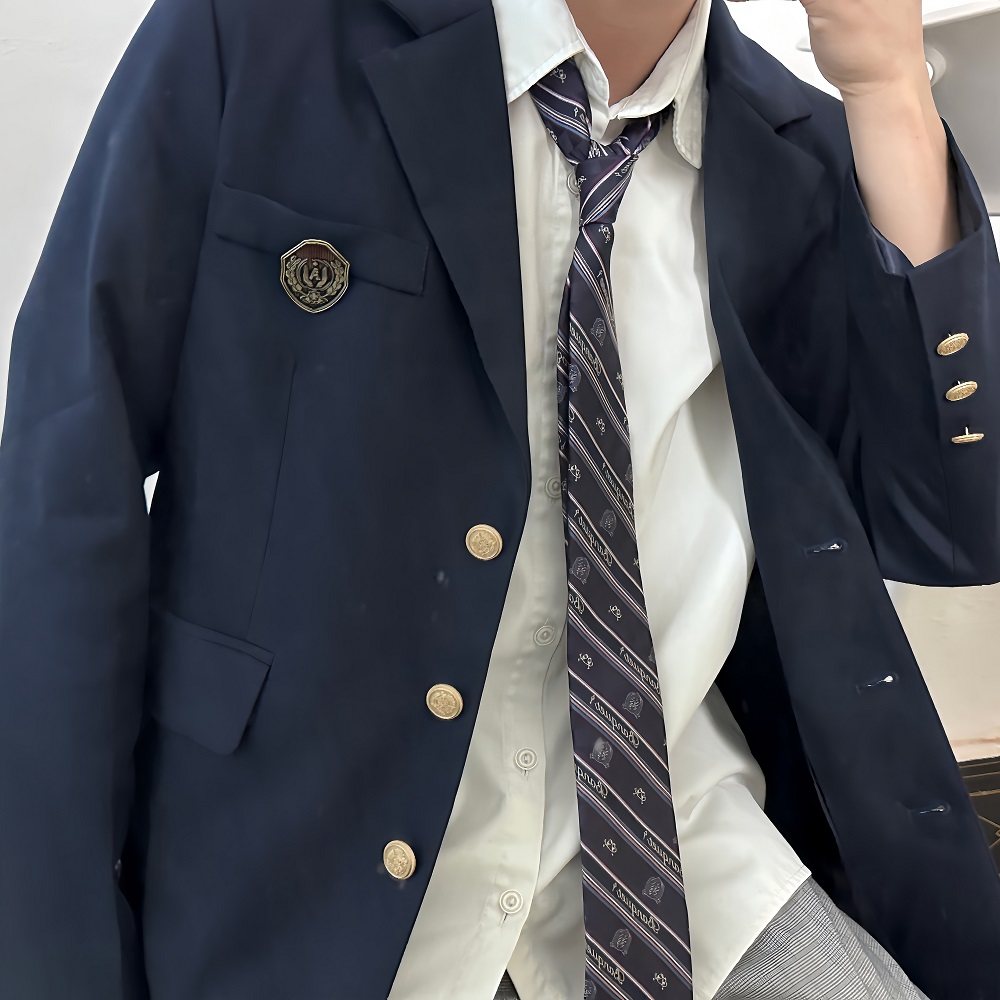 月汐家DK制服男装：日系学院风情侣款JK西装外套，百搭神器！-JK-淘宝百科网