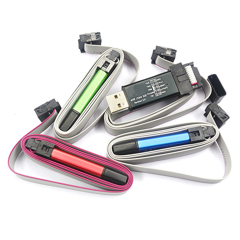 Rsym usb AVR JTAG ICE emulator AVR-USB downloader download line metal shell