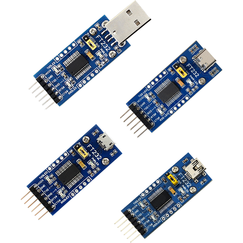 工业级FT232串口模组 微雪品牌USB转TTL Micro USB转UART 刷机开发工具