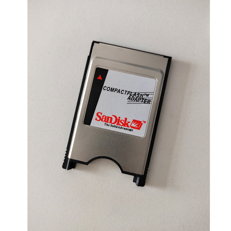 SanDisk CF转PCMCIA适配器：老设备的救星，科技情怀的载体！-闪存卡转接套-淘宝百科网