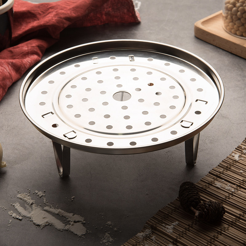 [USD 8.53] Stainless steel steam round steam disc home steamed cage ...