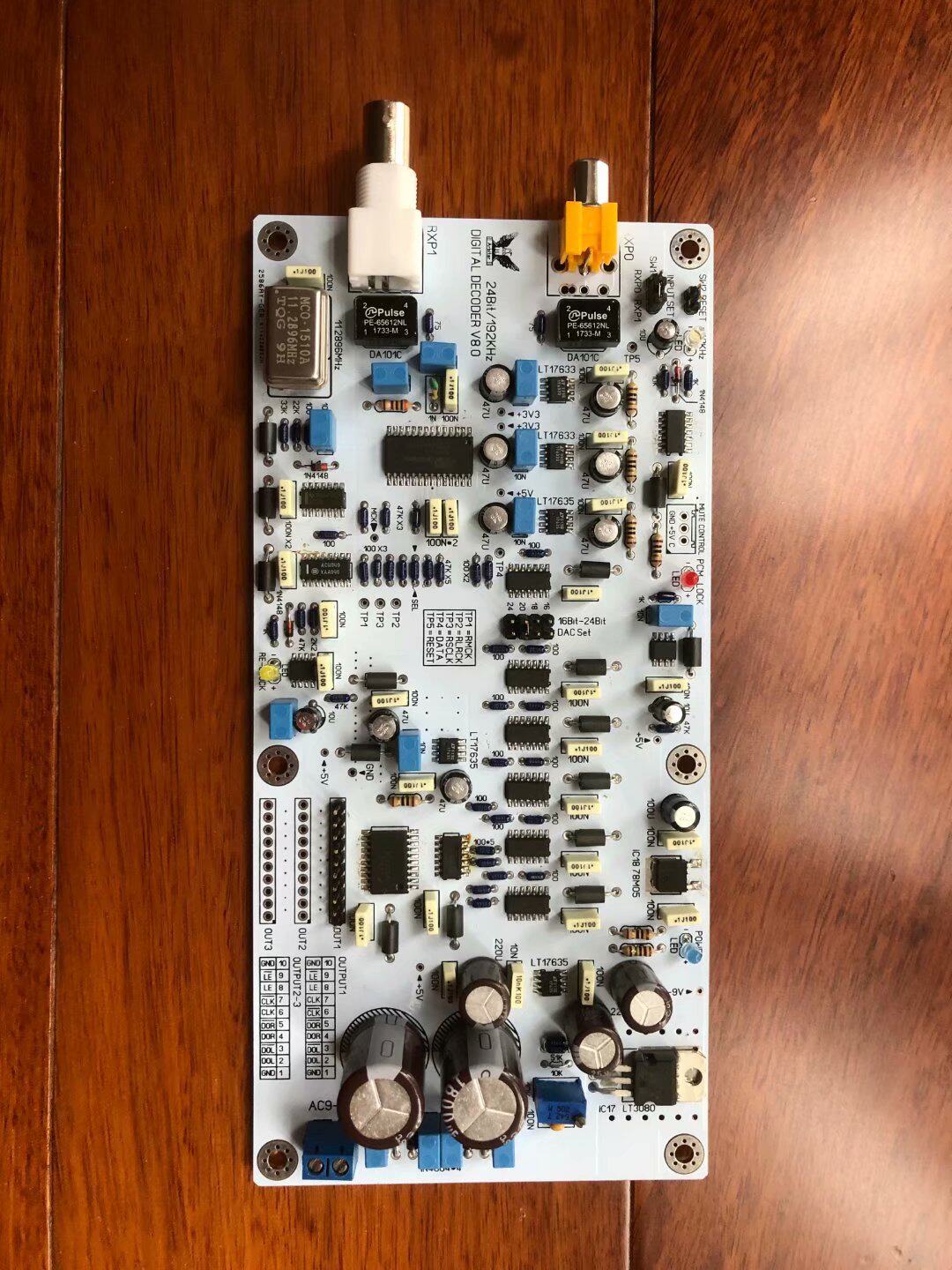 PCM63 PCM1702 R2R DAC Decoder Dual Parallel NOS RECLOCK Clock Reformer 192K