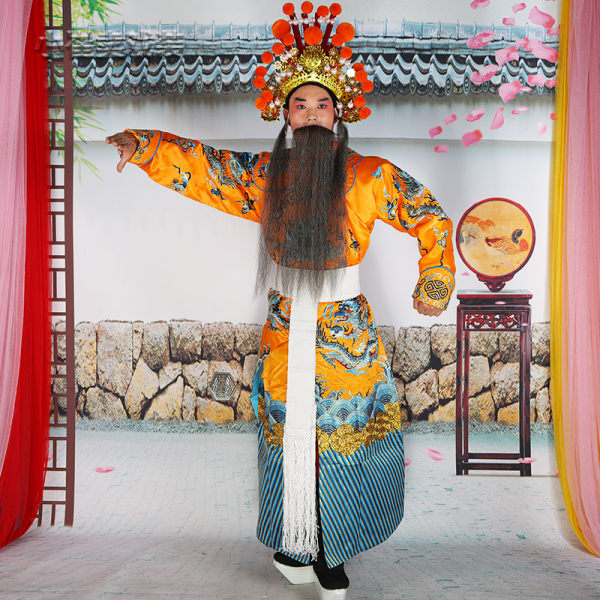 Opera Dragon Arrow Clothes Peking Opera Wusheng Laosheng Painted Face ...