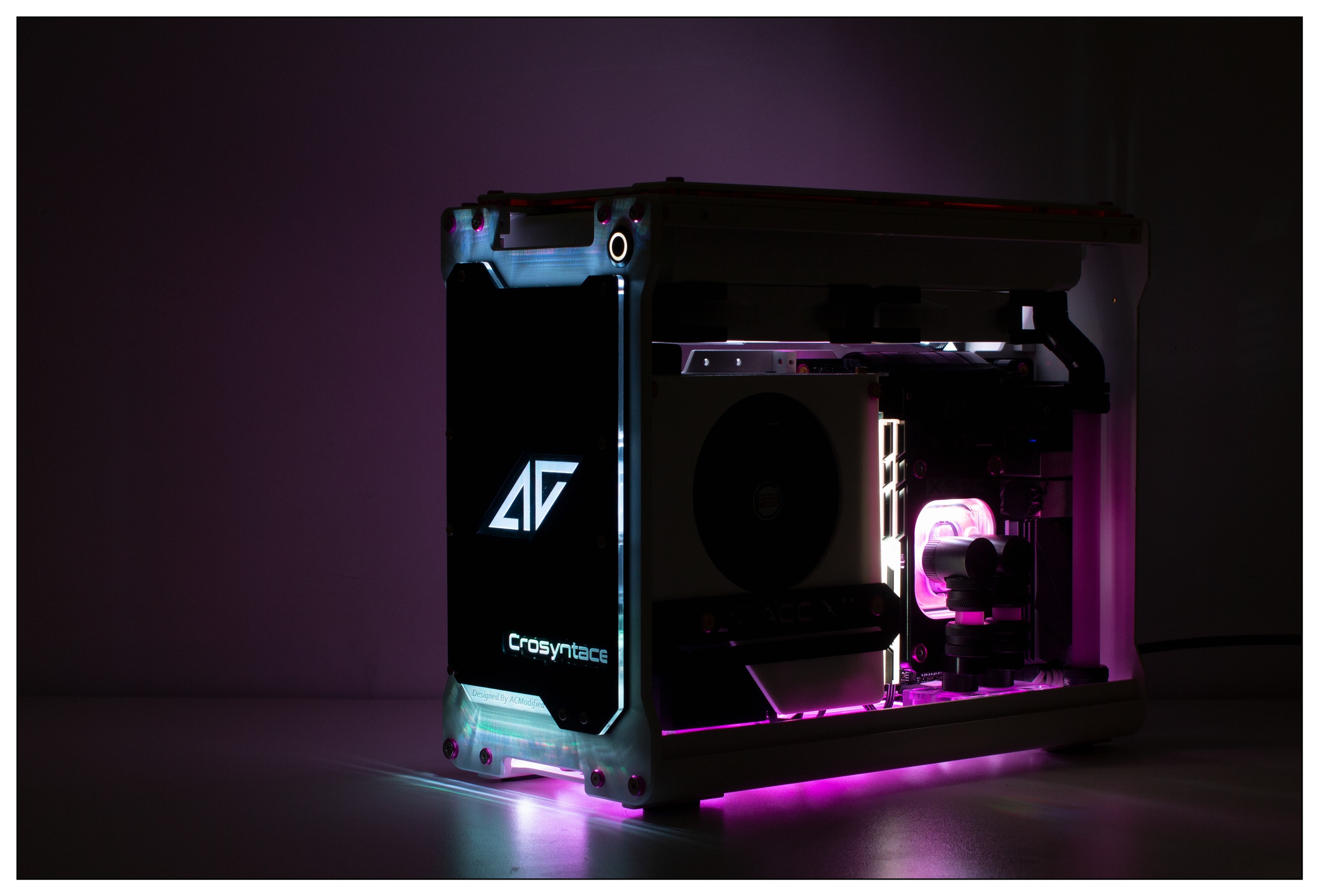 [USD 150.96] AC Modified ACC X11 Mini Host ITX Small Chassis 240 Split Water Cooling A4 Computer ...