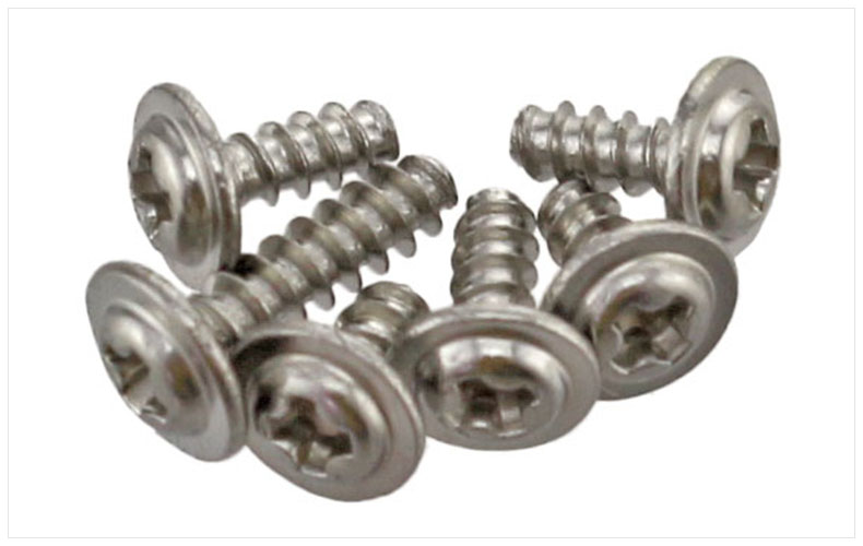 〖M2M2.6M3M4〗304不锈钢圆头/盘头带垫平尾自攻螺丝钉自带垫螺丝-阿里巴巴