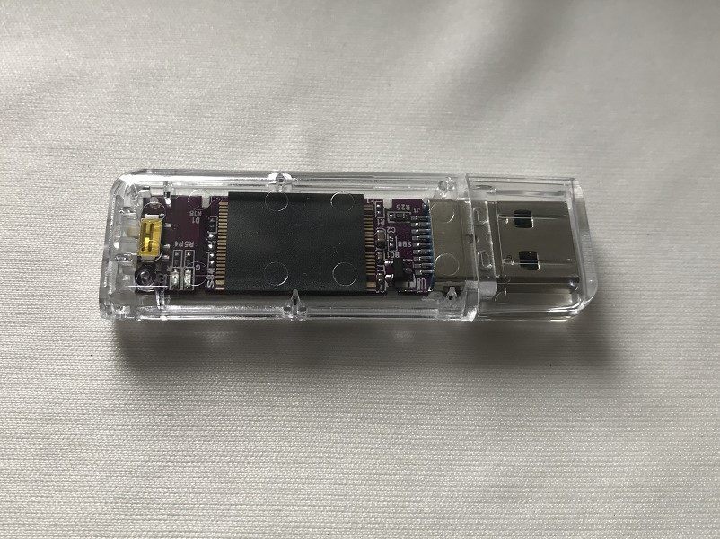 128G Transparent 2D MLC USB flash disk with write protection