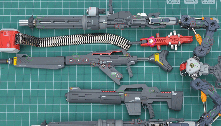 AW001-AW004 A.W 鋼魂1/144&1/100通用細節蝕刻片水貼改造件-Taobao