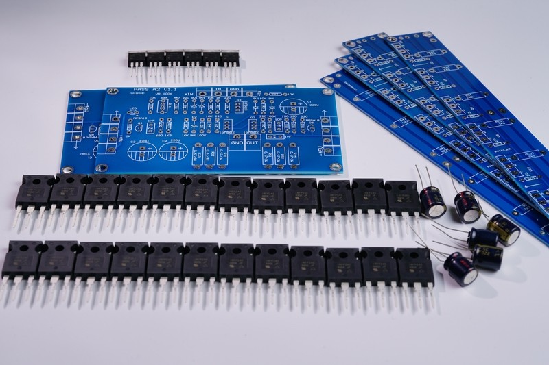 PASS A2 100 watt Class A field tube power amplifier kit Bold and warm sound