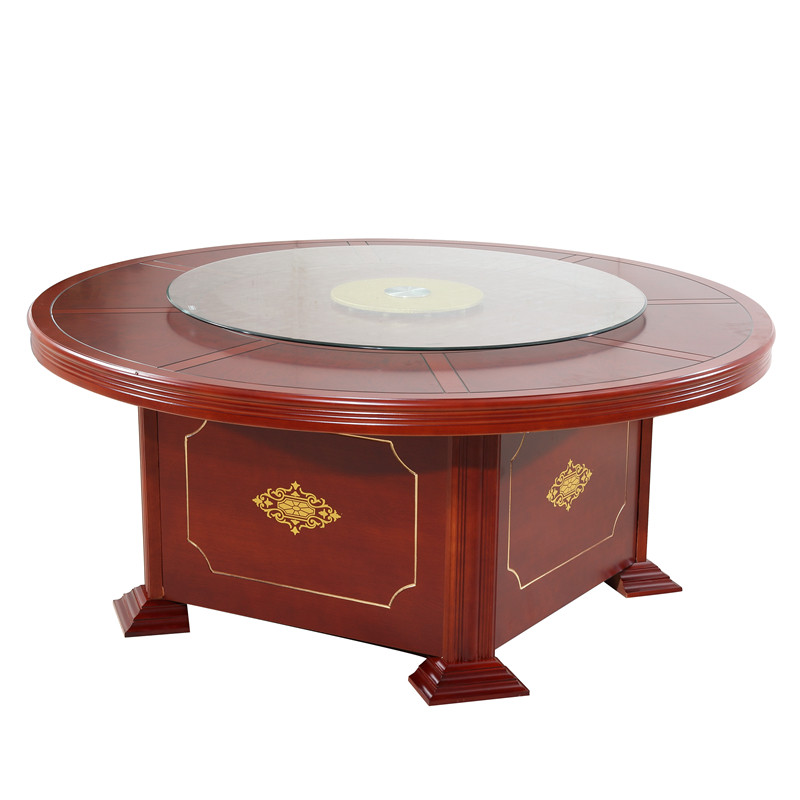 [USD 39.29] Hotel large round table Dining table Chinese round table ...