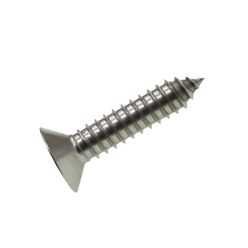 M8 ultra-coarse 304 stainless steel countersunk head self-tapping screw ...