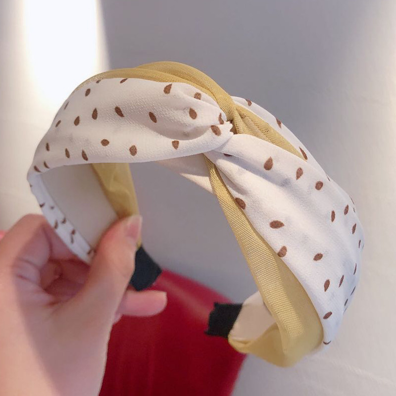 [USD 8.35] Korean version of the new sweet cloth art hair hoop Korean ...