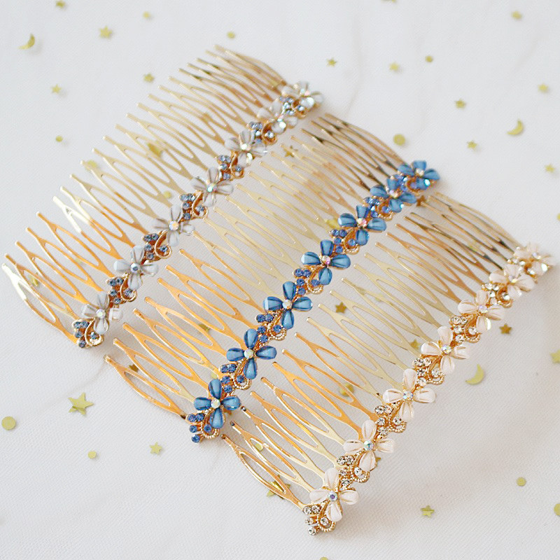 [USD 8.35] Korean version of the water drill metal comb hairpin hairpin ...