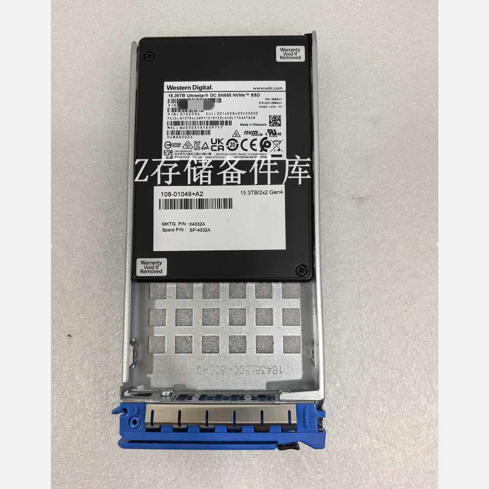 X4032A 108-01049 全新 NetApp C250 C400 C800 15.3T NVME SSD盘