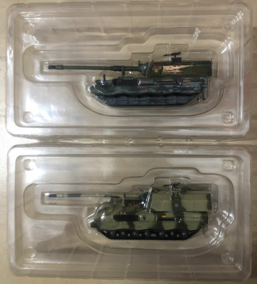 Blister without carton Sanrong model 62001 1 72 PzH-2000 self-propelled howitzer