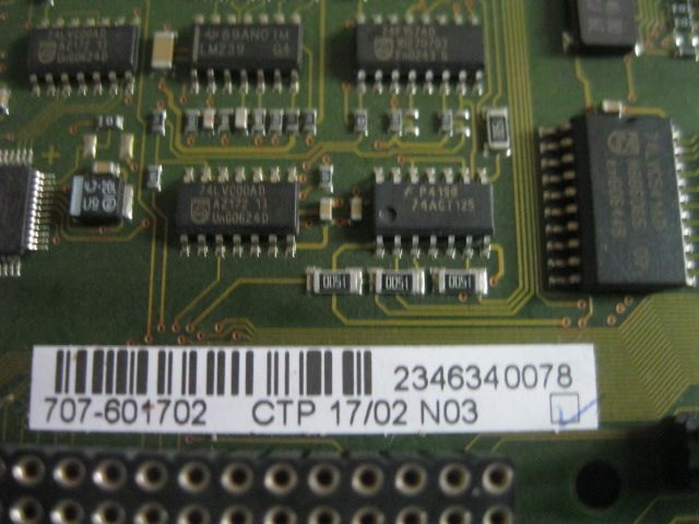 ParKer drive motherboard CPU board 707-601702 CTP17 03-LPU-CTP-CPX-7630