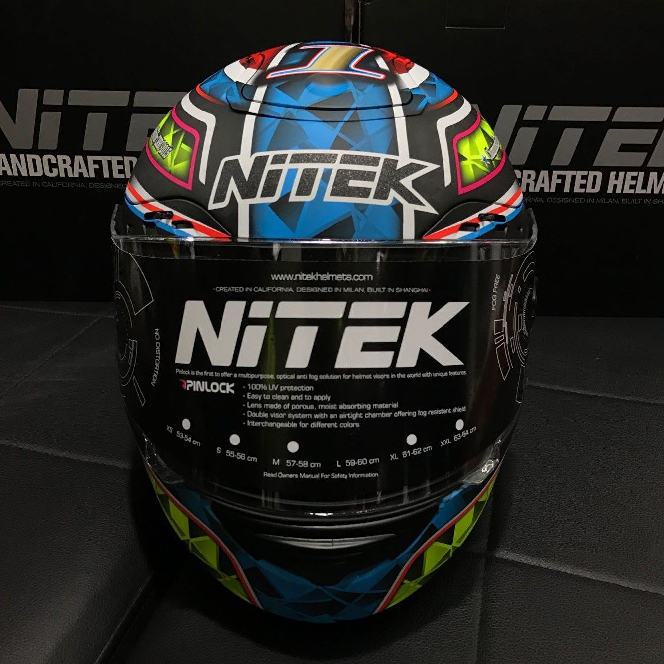 [USD 793.57] Original NITEK P1 Carbon Fiber Motorcycle Helmet MOTOGP ...