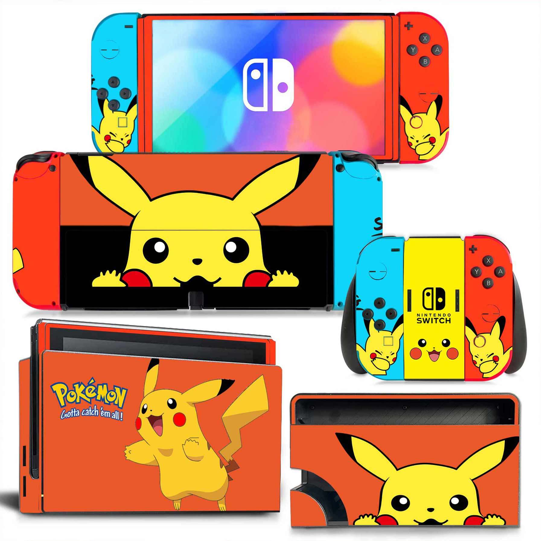 Switch OLED贴膜有哪些选择？痛贴和宝可梦定制贴纸又是什么？-PSV彩贴贴纸-淘宝好物网