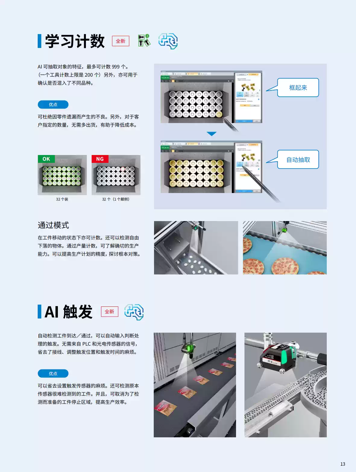 KEYENCE基恩士IV4-400CA MA智能相机 工业视觉质检相机AI传感器