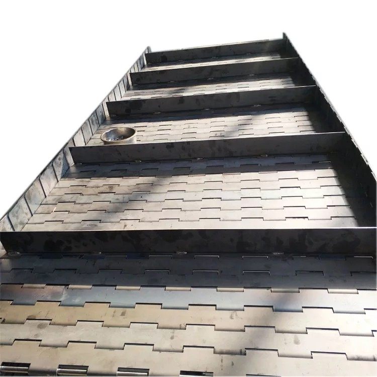 [USD 33.39] Stainless steel chain plate high temperature track flowing ...